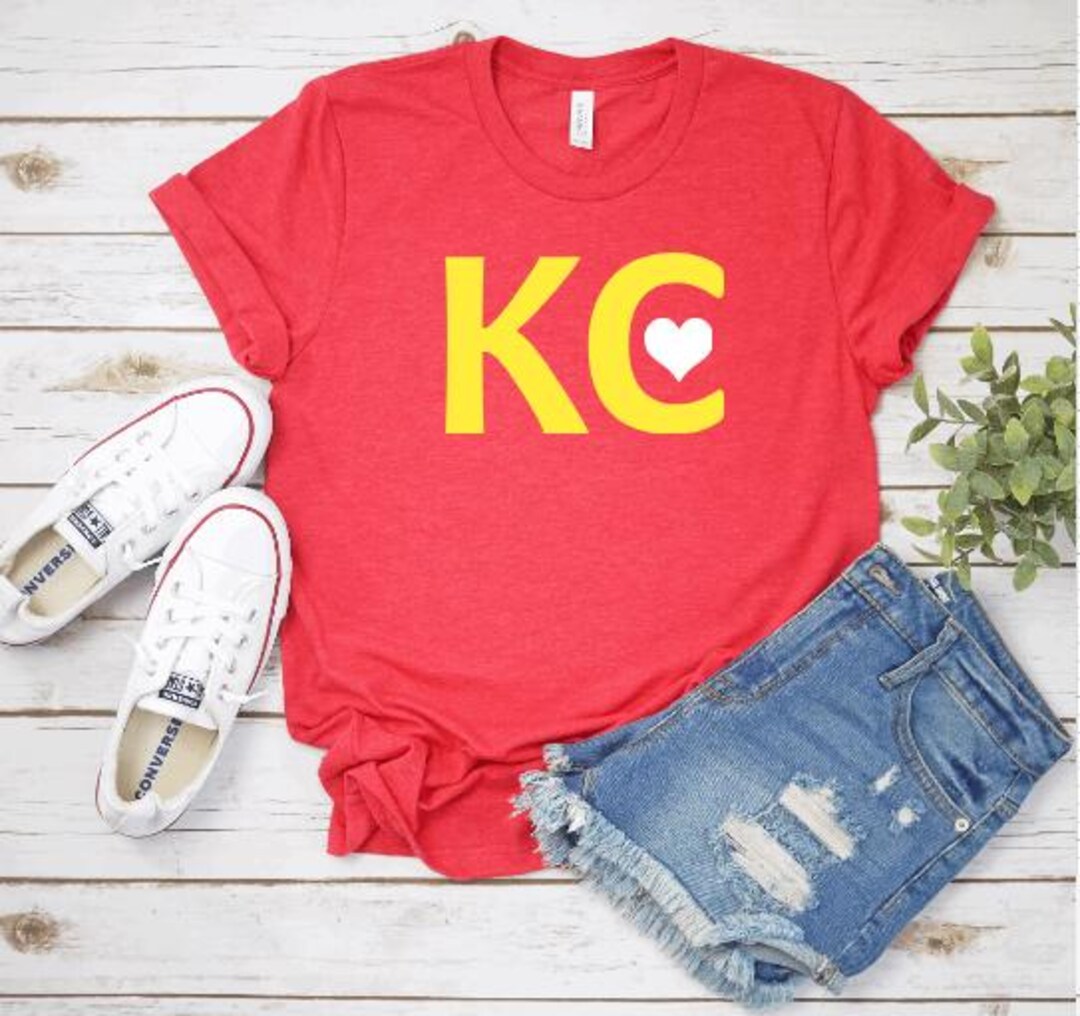 Kansas City Heart Shirt - Etsy