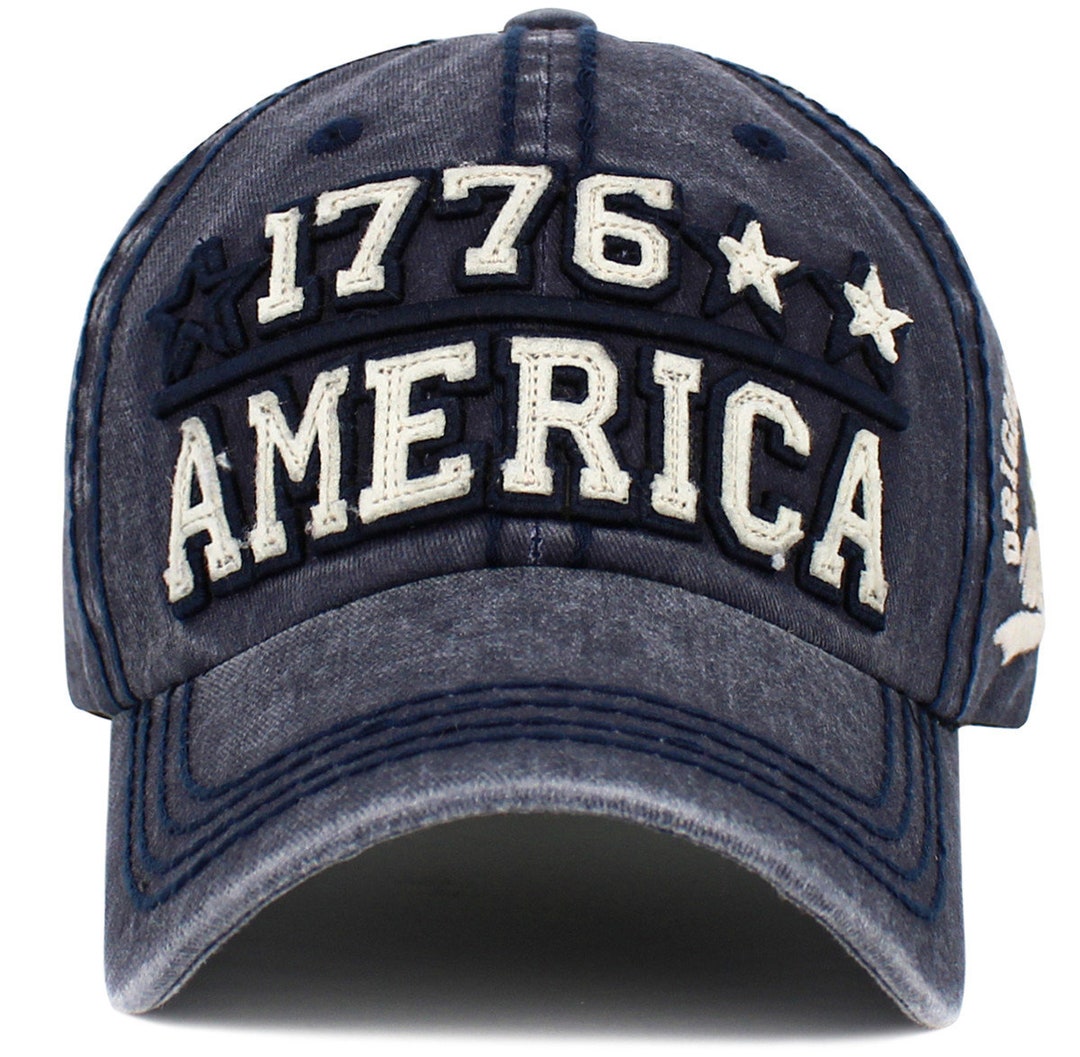 1776 AMERICA VINTAGE Baseball Cap Hat for Women, Unisex Baseball Caps ...