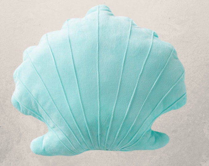 Seashell Pillow Coastal Decor Beach House Decor Nautical - Etsy