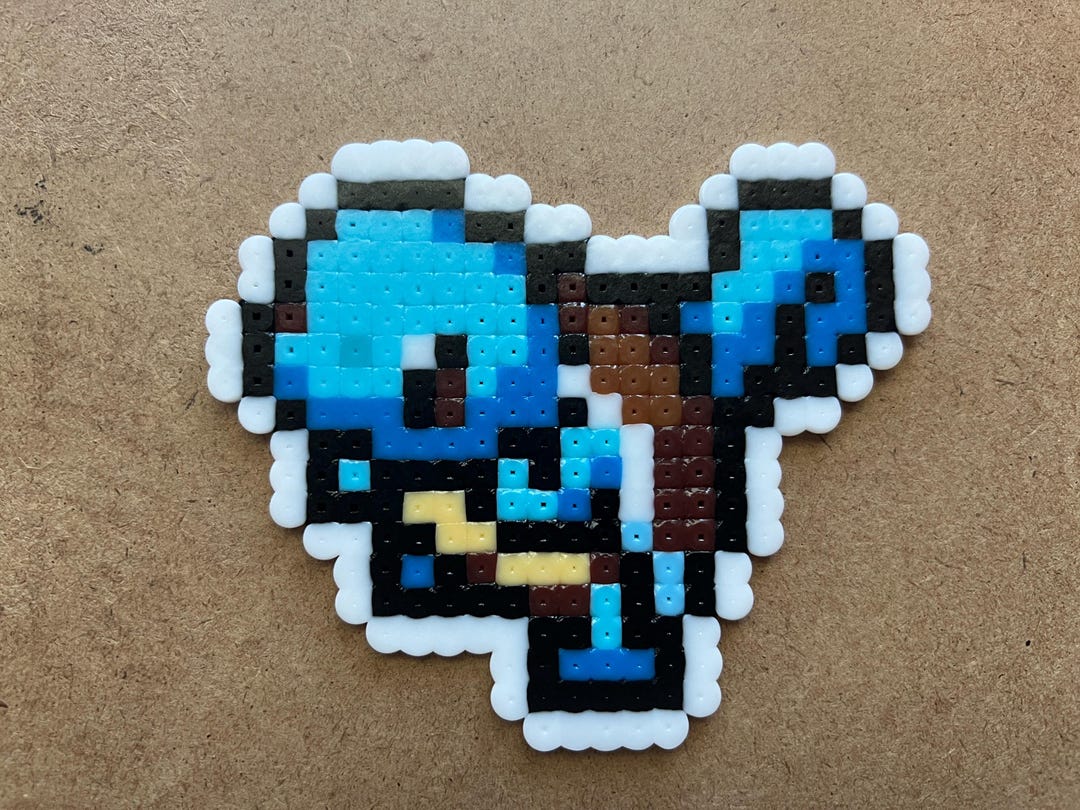 Squirtle Perler Bead Sprite - Etsy