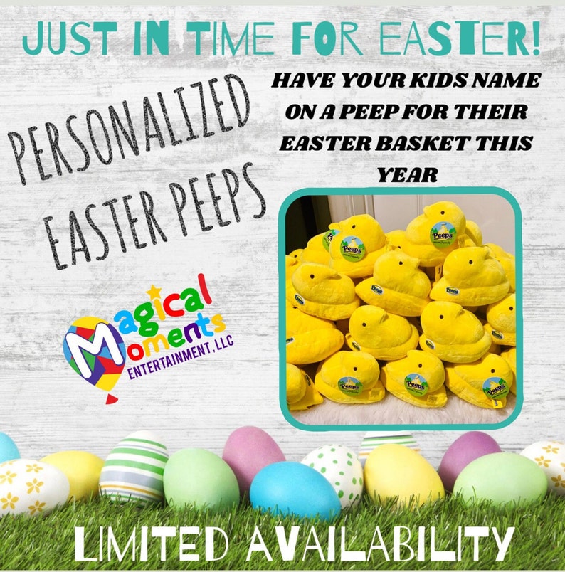 Personalized Peeps - Etsy