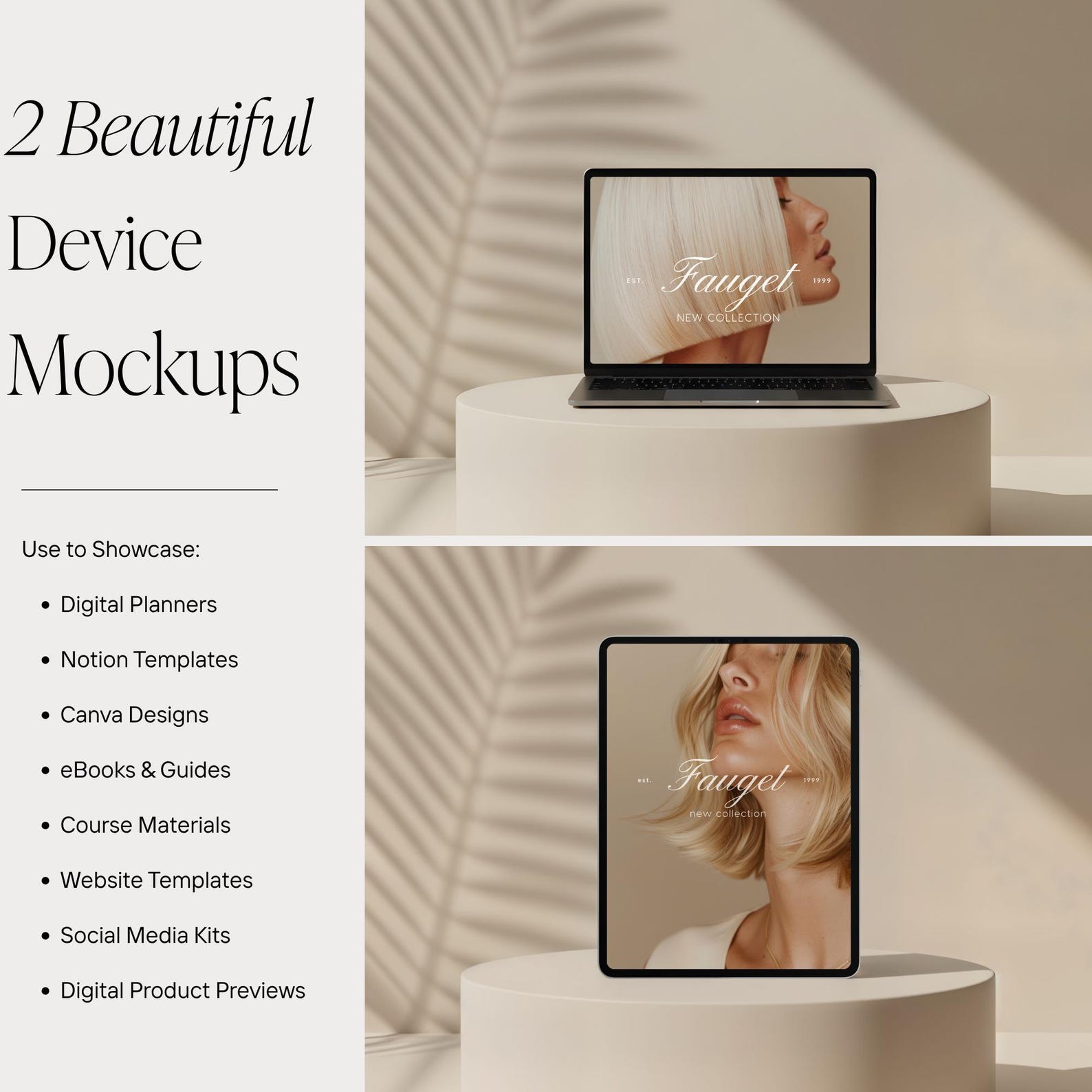Canva iPad Mockup, Canva Laptop Mockup, Aesthetic Mockup, Device ...