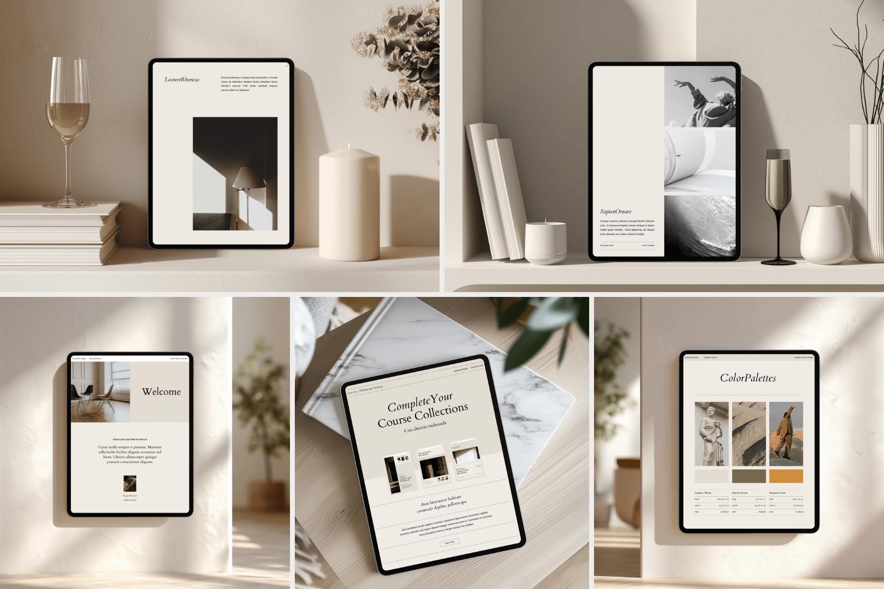 50 Canva iPad Mockups | iPad Mockup Bundle | Digital Product Mockups ...