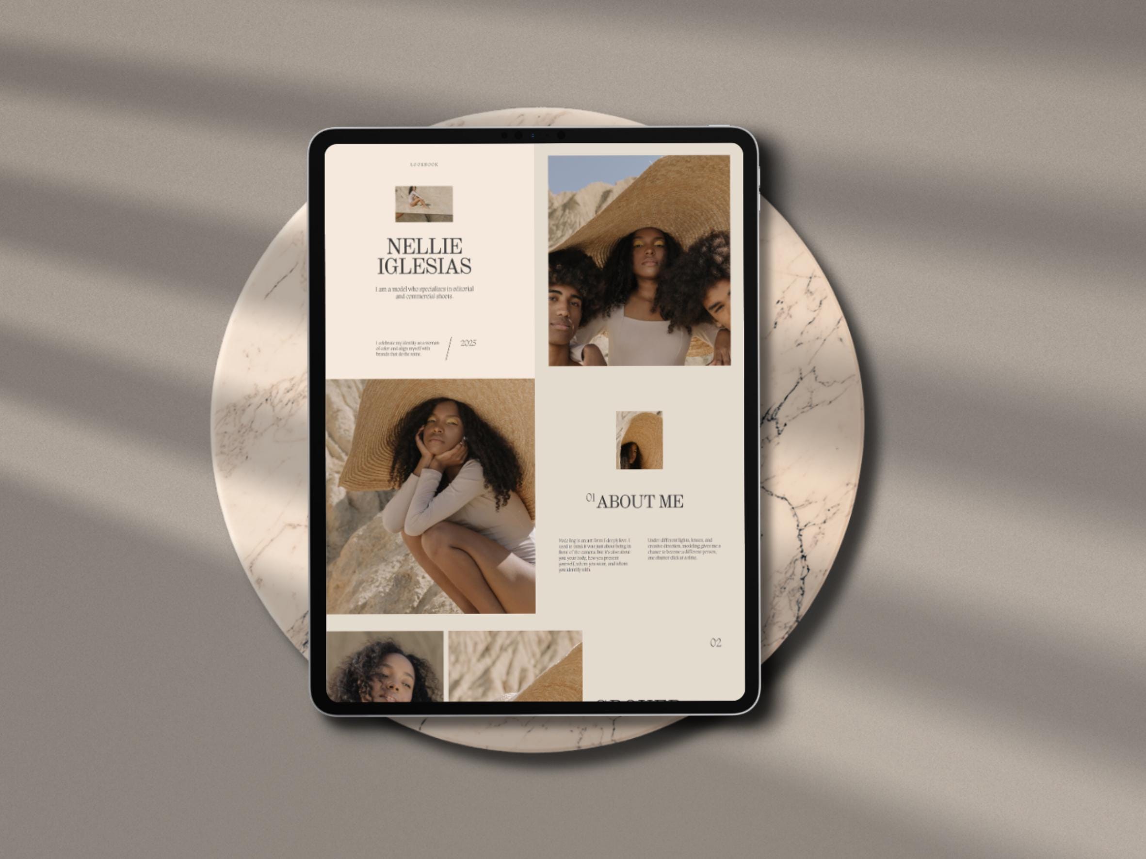 IPad Pro Mockups, Canva Template, Flatlays - Etsy
