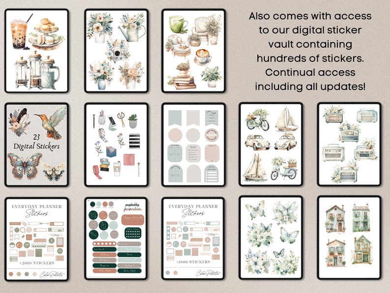 Realistic Digital Journal, Digital Bullet Journal, Bullet Journaling ...