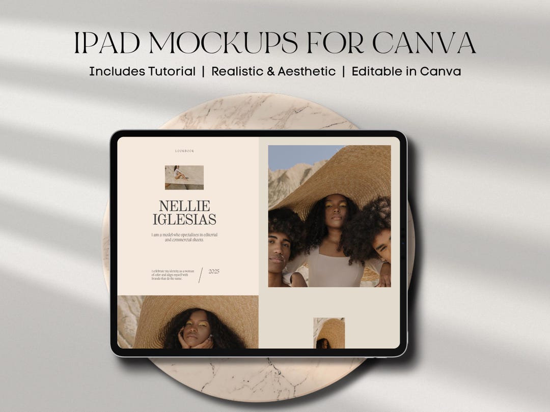 Canva iPad Mockup, iPad Mockups for Canva, iPad Flatlays, Device Mockup, Mockup Design ...
