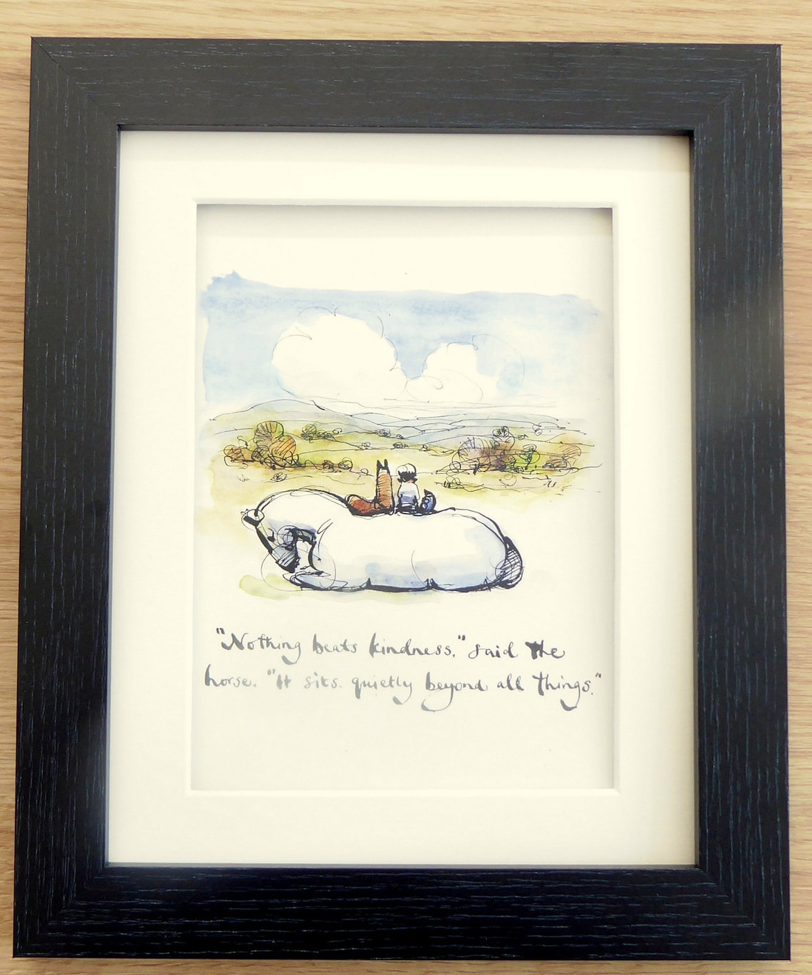 NOTHING BEATS KINDNESS - Charlie Mackesy Book Print -the Boy the Mole ...