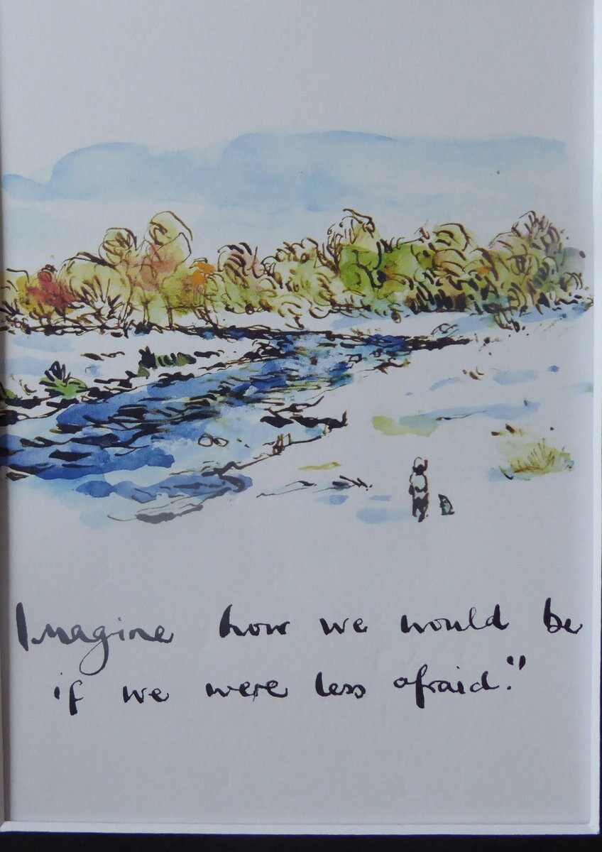 Charlie Mackesy - Double Mounted and Framed Print With Inspirational ...