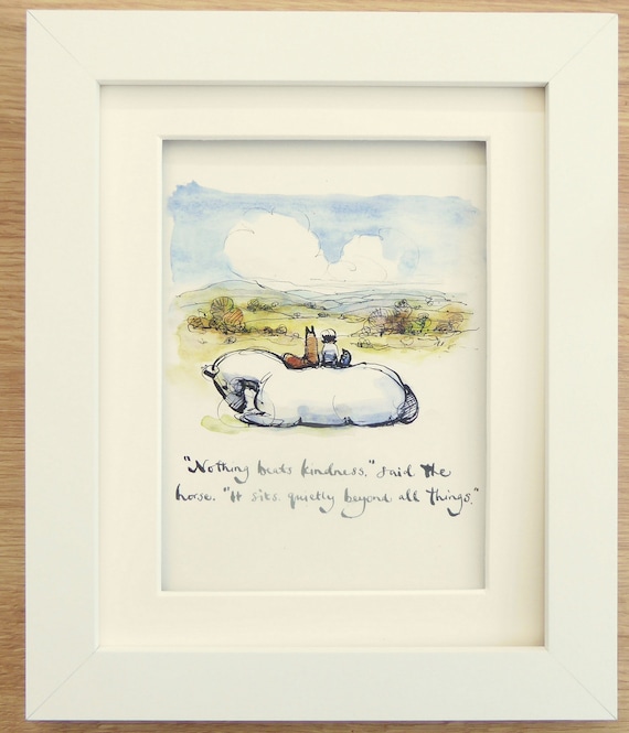 NOTHING BEATS KINDNESS Charlie Mackesy Book Print the Boy | Etsy UK