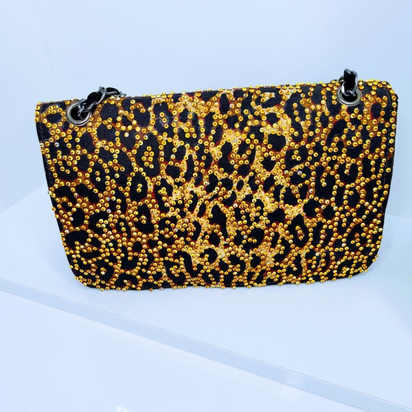 Leopard Print Handbag - Etsy