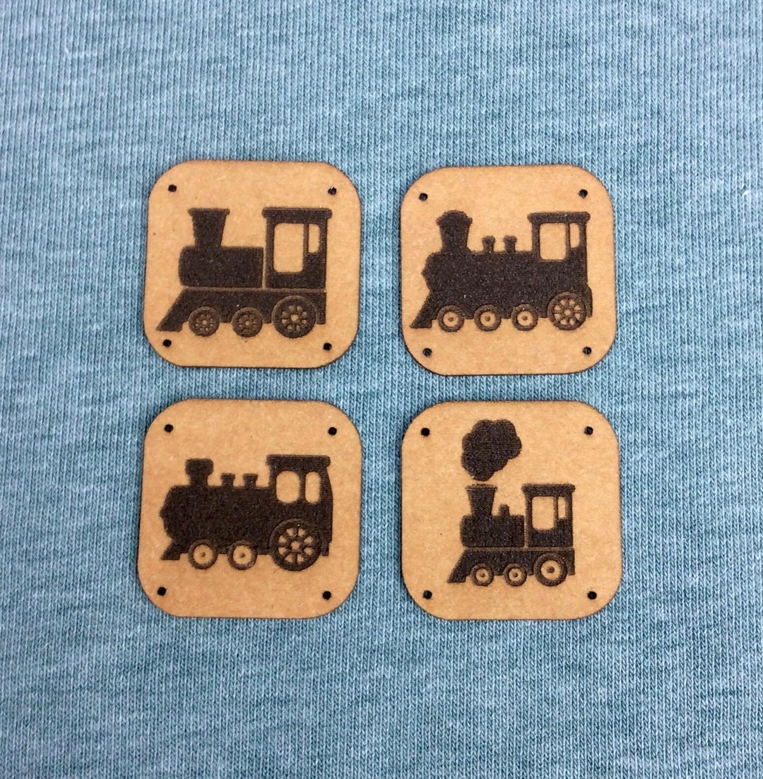 Sewing Label/ Snappap/ Locomotive / Steam Locomotive / Train ...