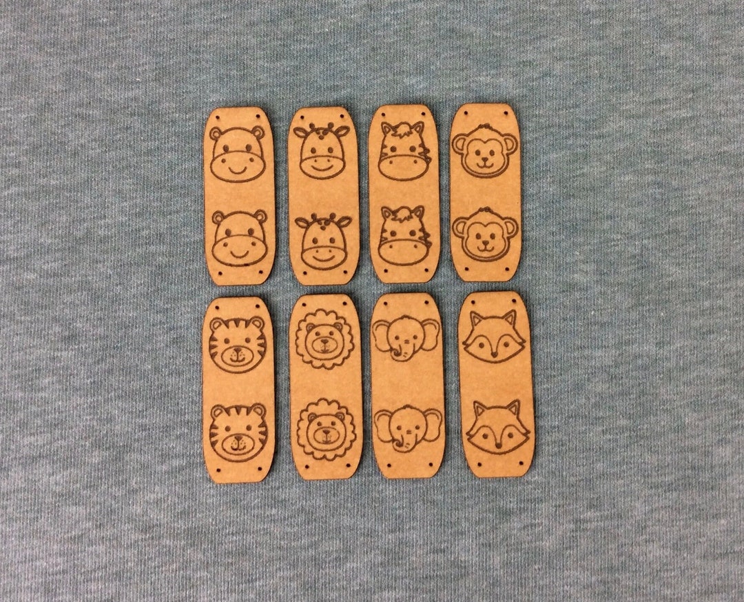 Various Cute Safari Wild Animal Faces to Sew on From Snappap for ...