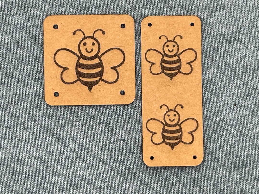 Bee/ Patches/ Patches/ Faux Leather/ Children's Clothing/ Sew-on Label ...
