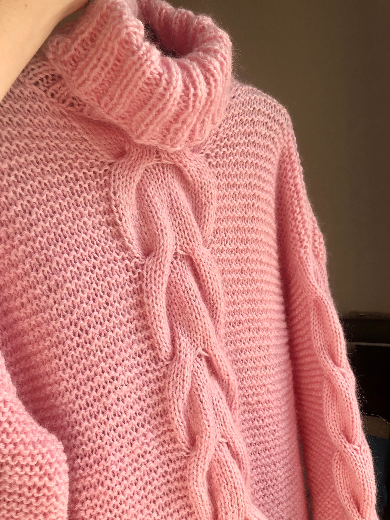 Oversized collar sweater | Etsy