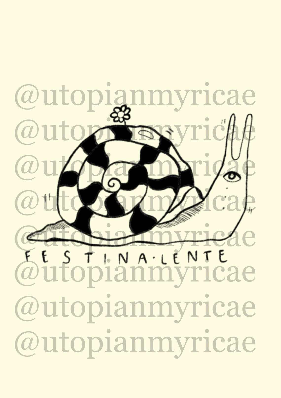 FESTINA• LENTE Hand Drawn Tattoo Design Flash - Etsy