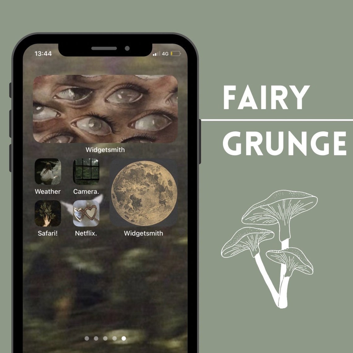 Fairy Grunge-goblincore- App Icons- Widgets- Walpaper - Etsy