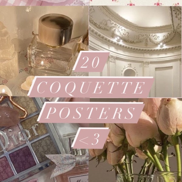 Aesthetic Coquette Posters - Etsy
