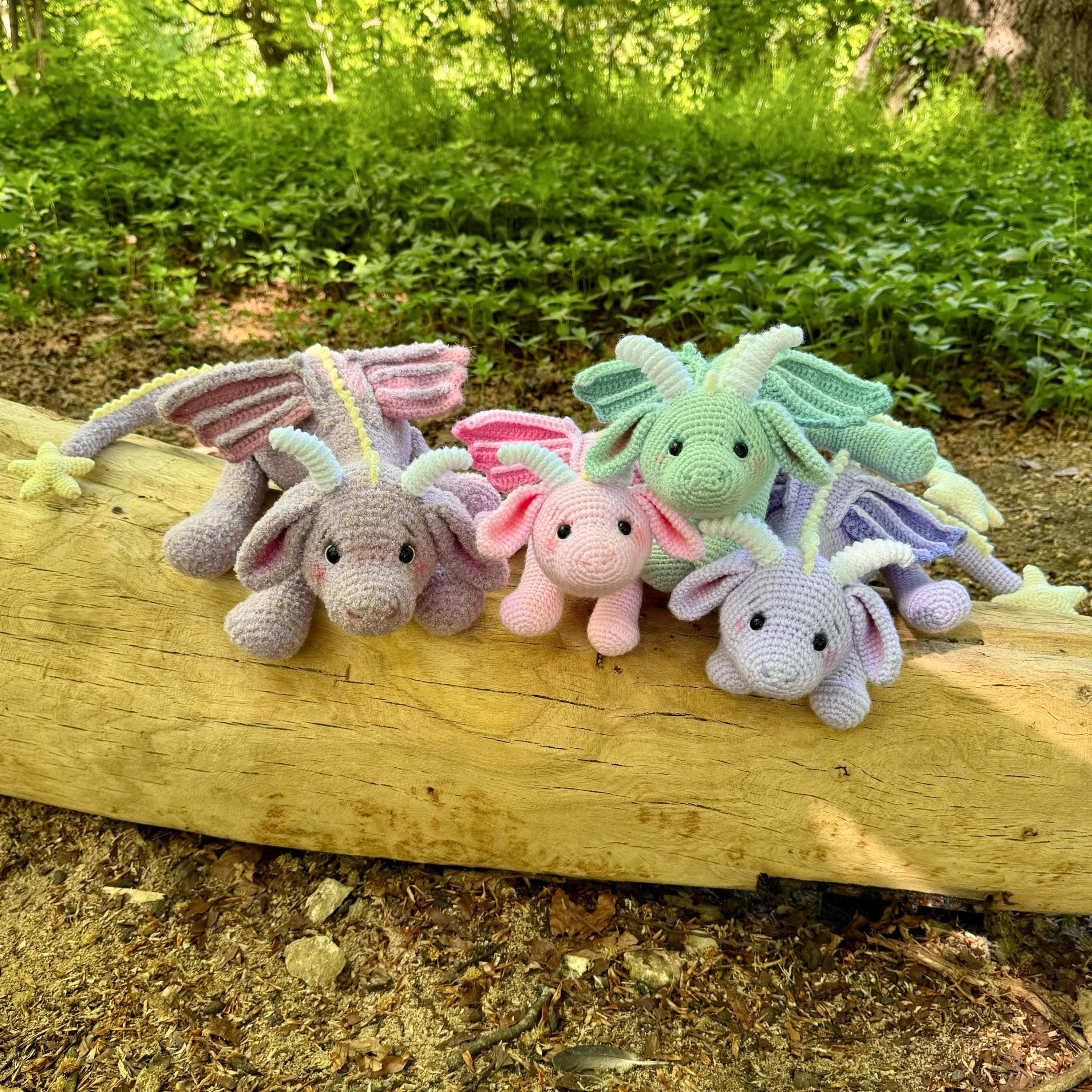Sunday Dragon Amigurumi Pattern PDF Crochet - Etsy