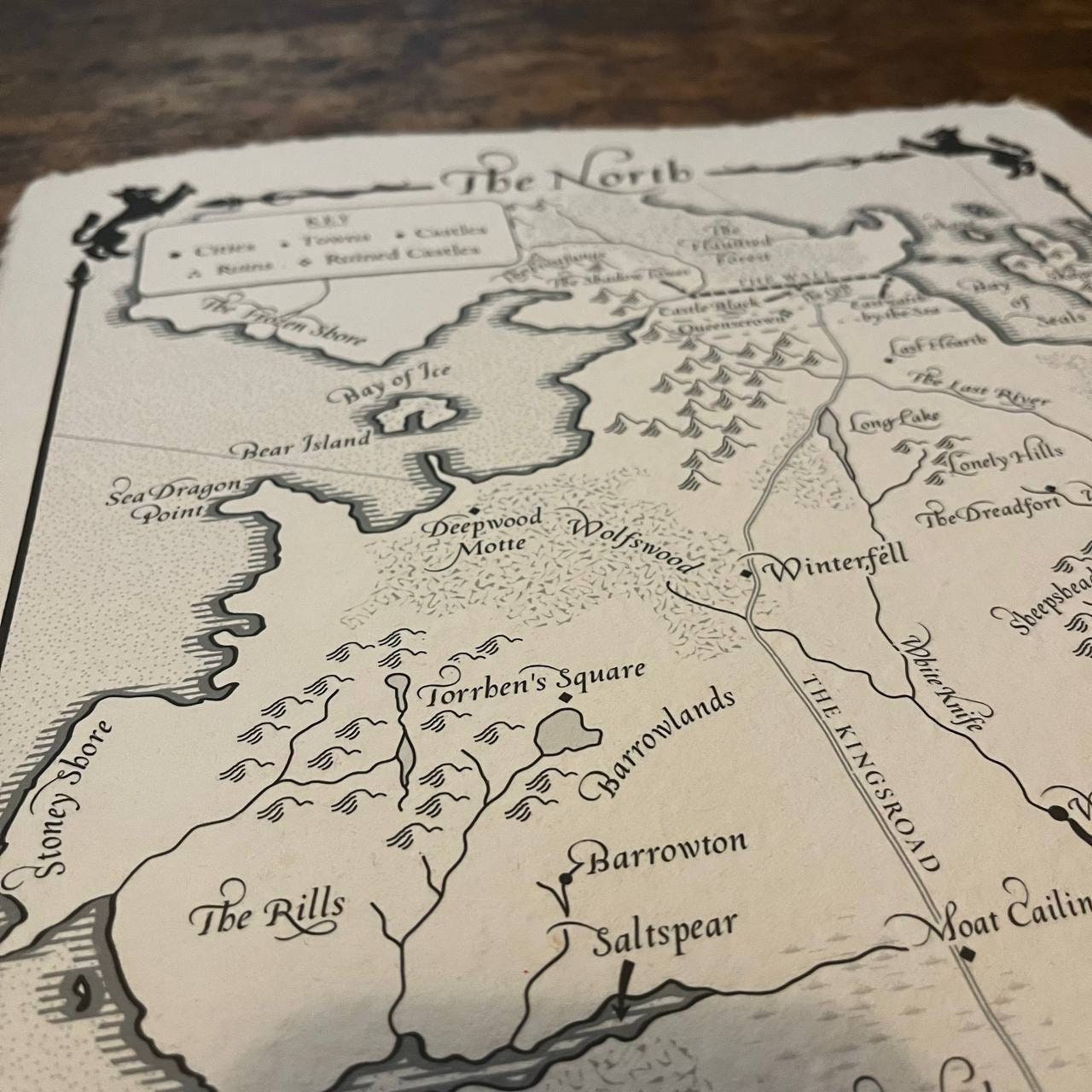 Westeros Map of the North, Game of Thrones the North Map, Westeros Map ...