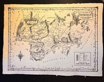 Map of Conan World - Etsy