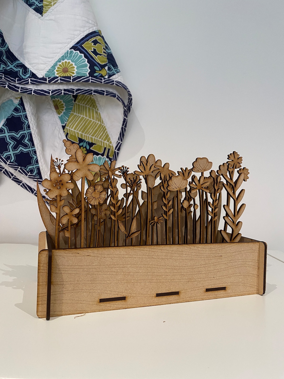 DIY 3D Layered MDF Flower Pot Create Your Own Flower Window Planter ...