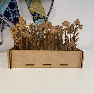 DIY 3D Layered MDF Flower Pot Create Your Own Flower Window Planter ...