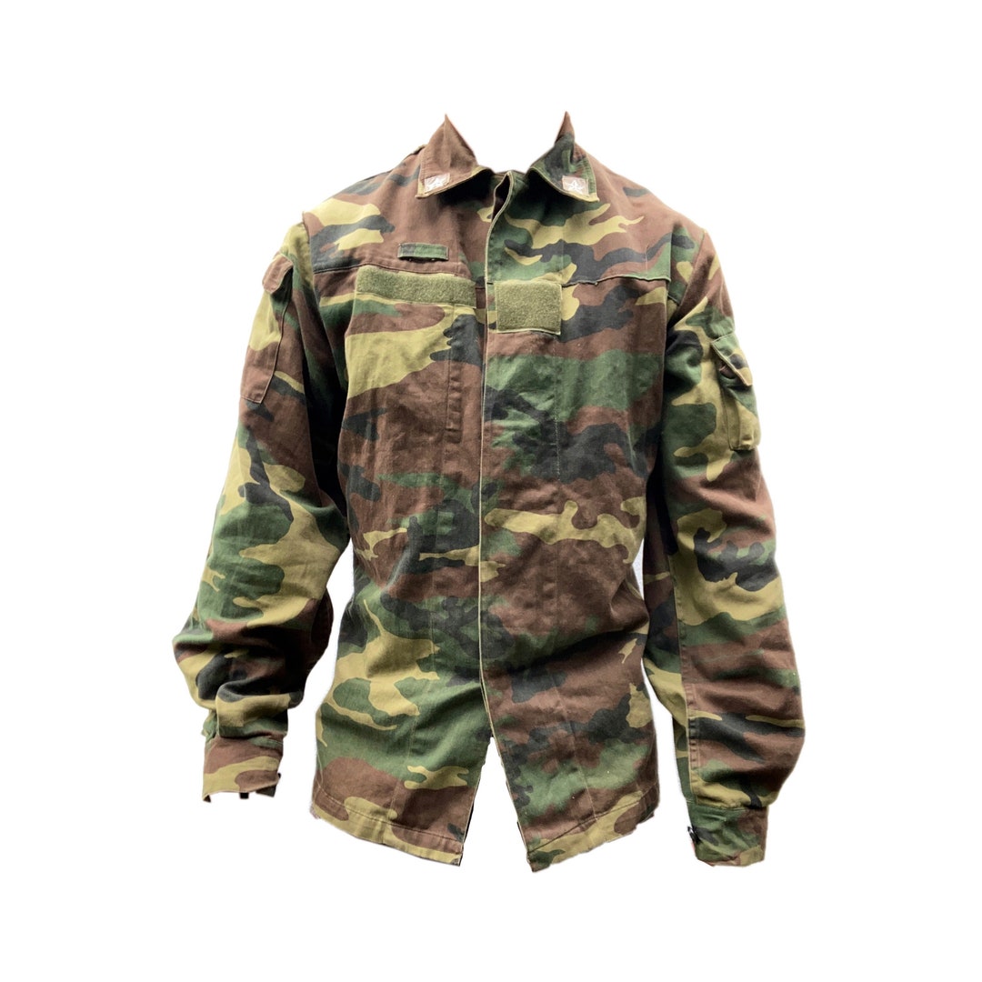 Italian Army Field Shirt Woodland Camo. Army Surplus. - Etsy