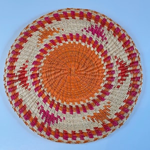 Handwoven Bolga Placemats | Eco-friendly African Table Mats - Etsy