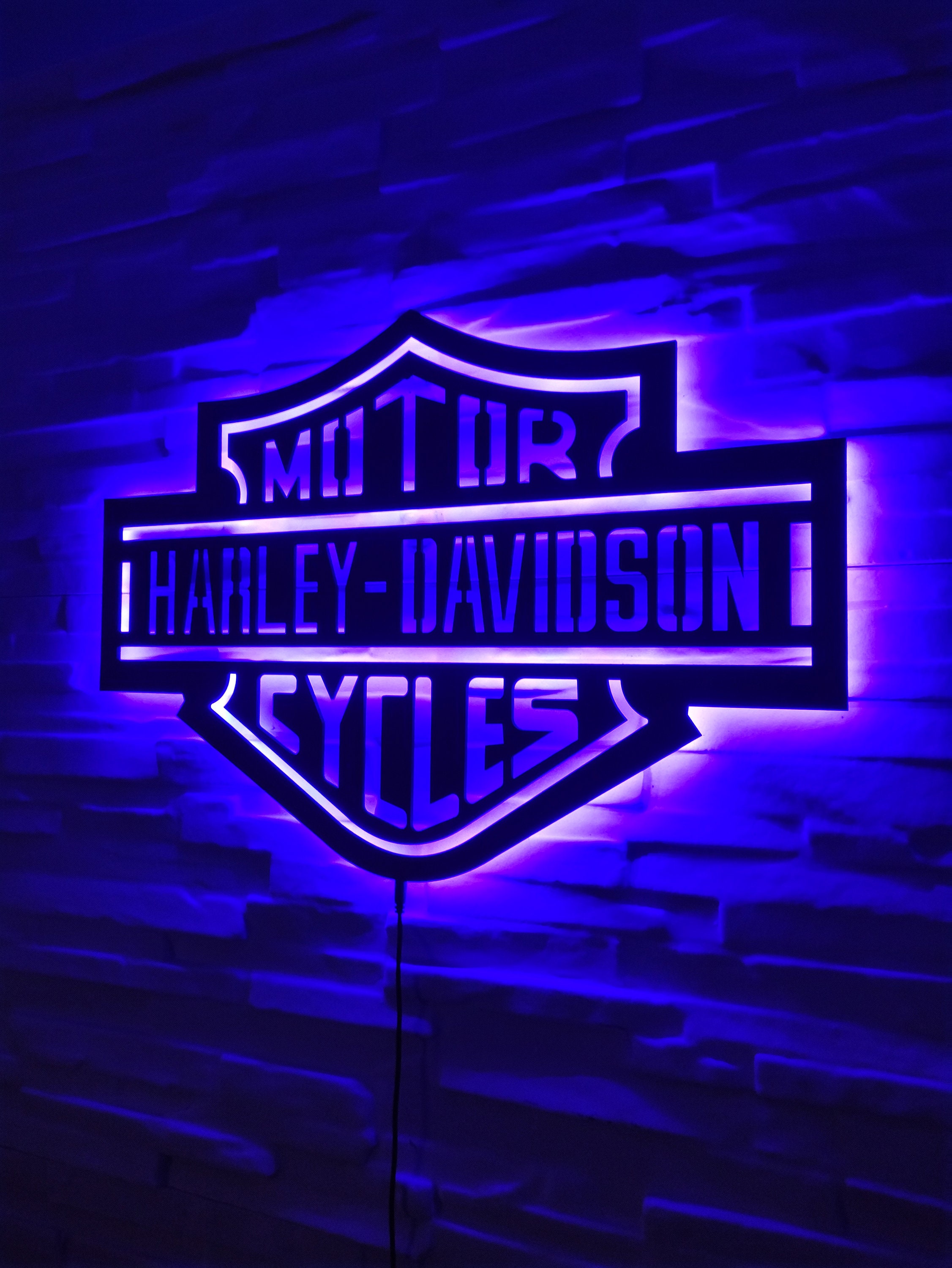 Home Décor harley davidson eagle wall art,lighted harley davidson ...