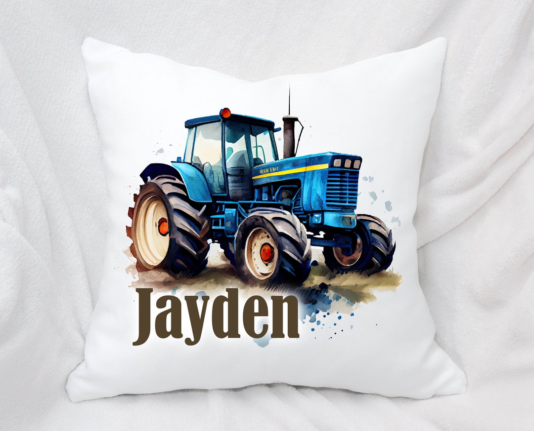 Personalised Tractor Cushion, Farm Tractor Cushion, Farm Gifts, Gift ...