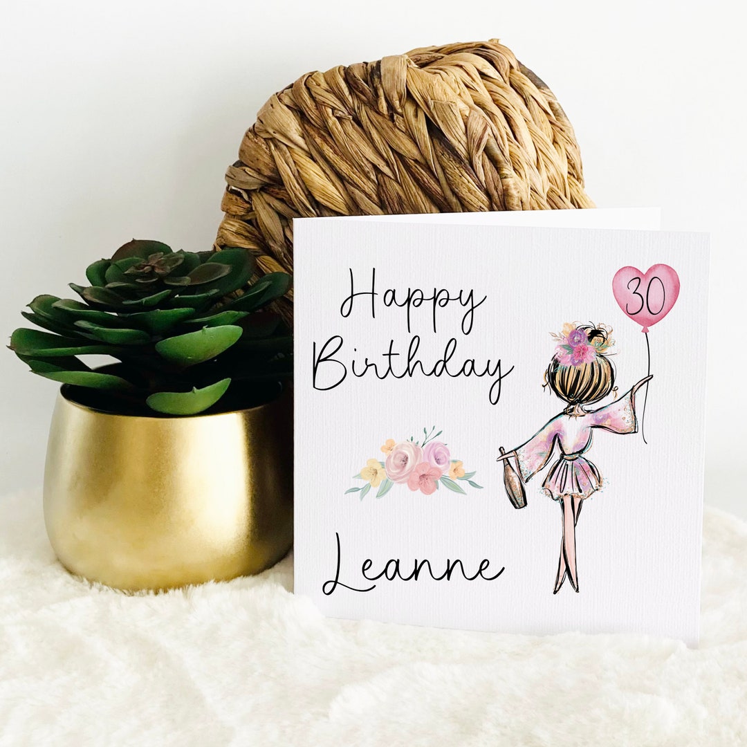 Personalised Birthday Card Personalised Birthday Card for - Etsy