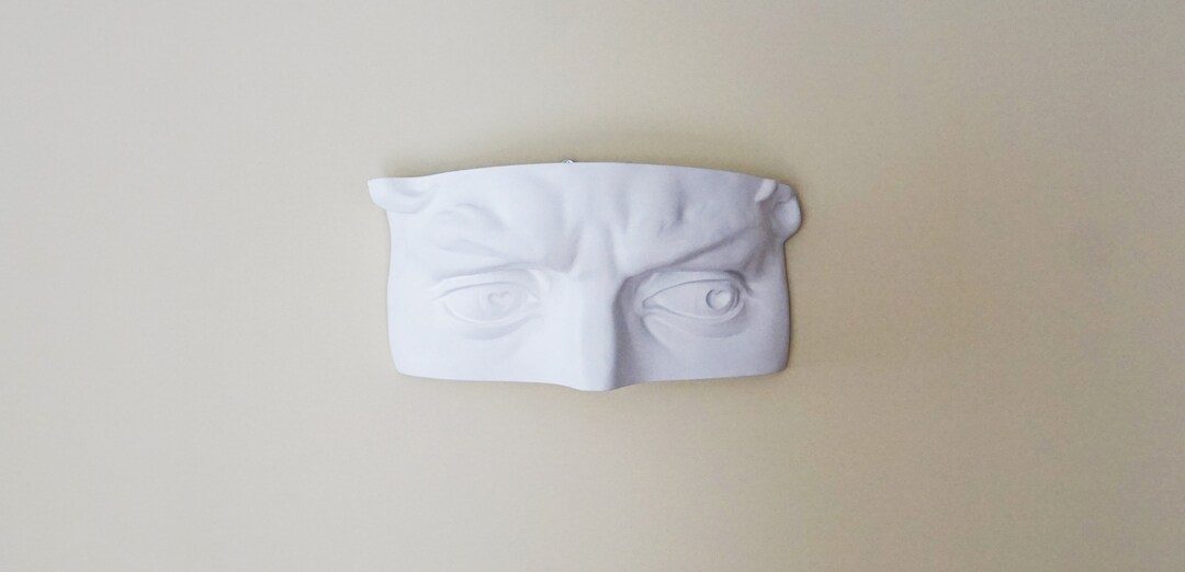 Plaster Cast David Eyes Sculpture for Home Deco and Arts - Etsy