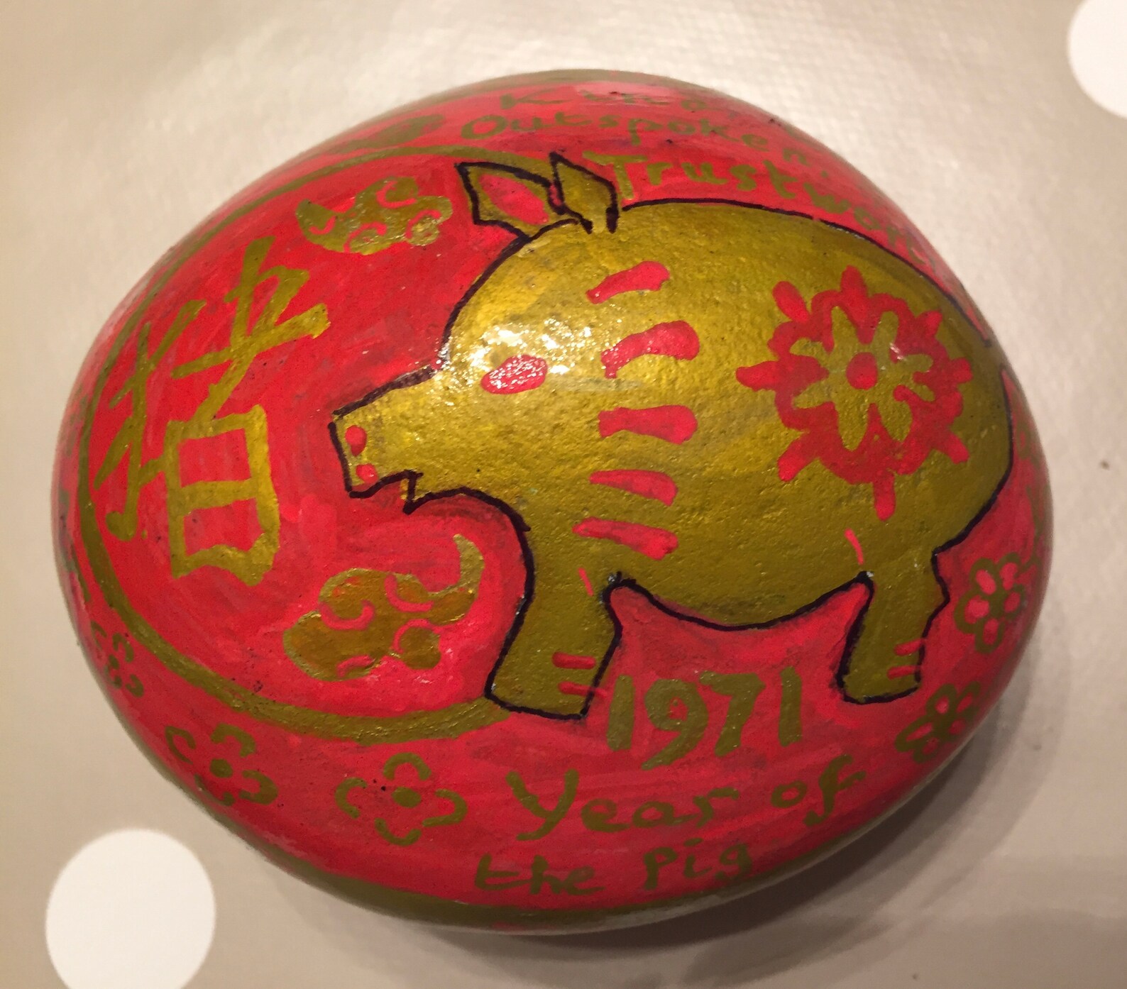 Various Examples of Painted Pebbles Covering Birthdays. Chinese Zodiac ...