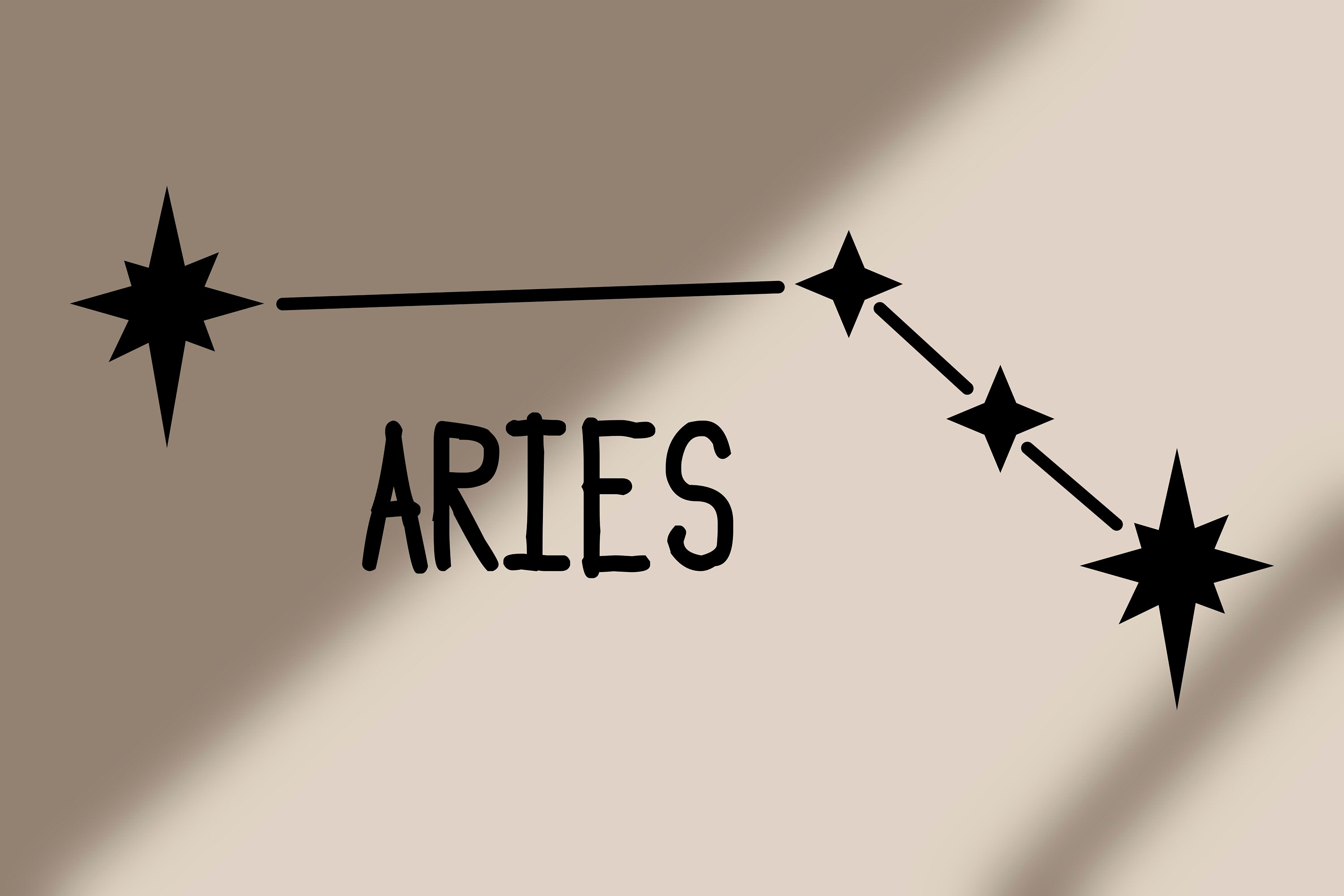 Aries Zodiac Constellation Wall Decal Aries Zodiac - Etsy