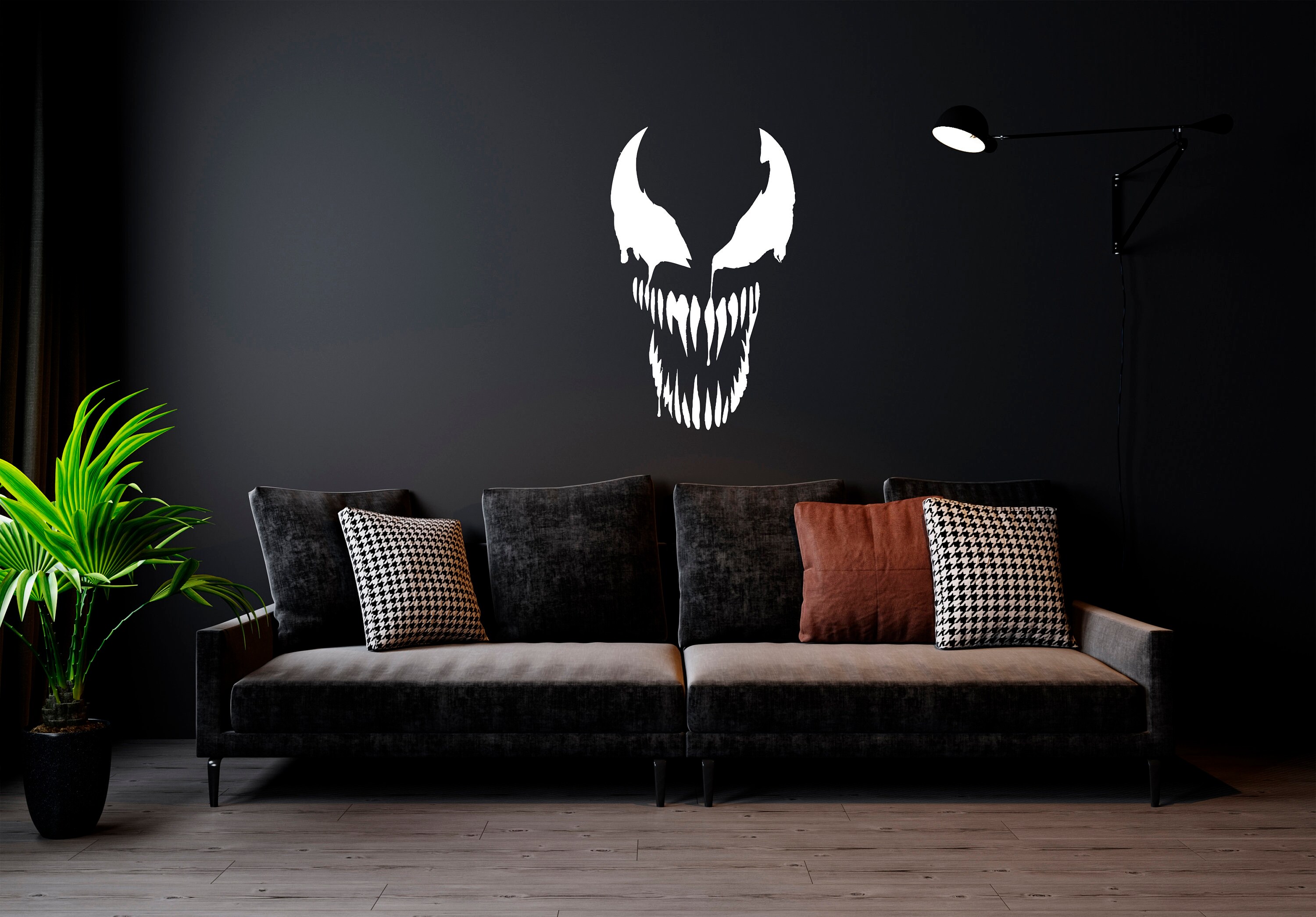 Skull Venom Wall Decal Colored Skull Wall Decor Colored - Etsy
