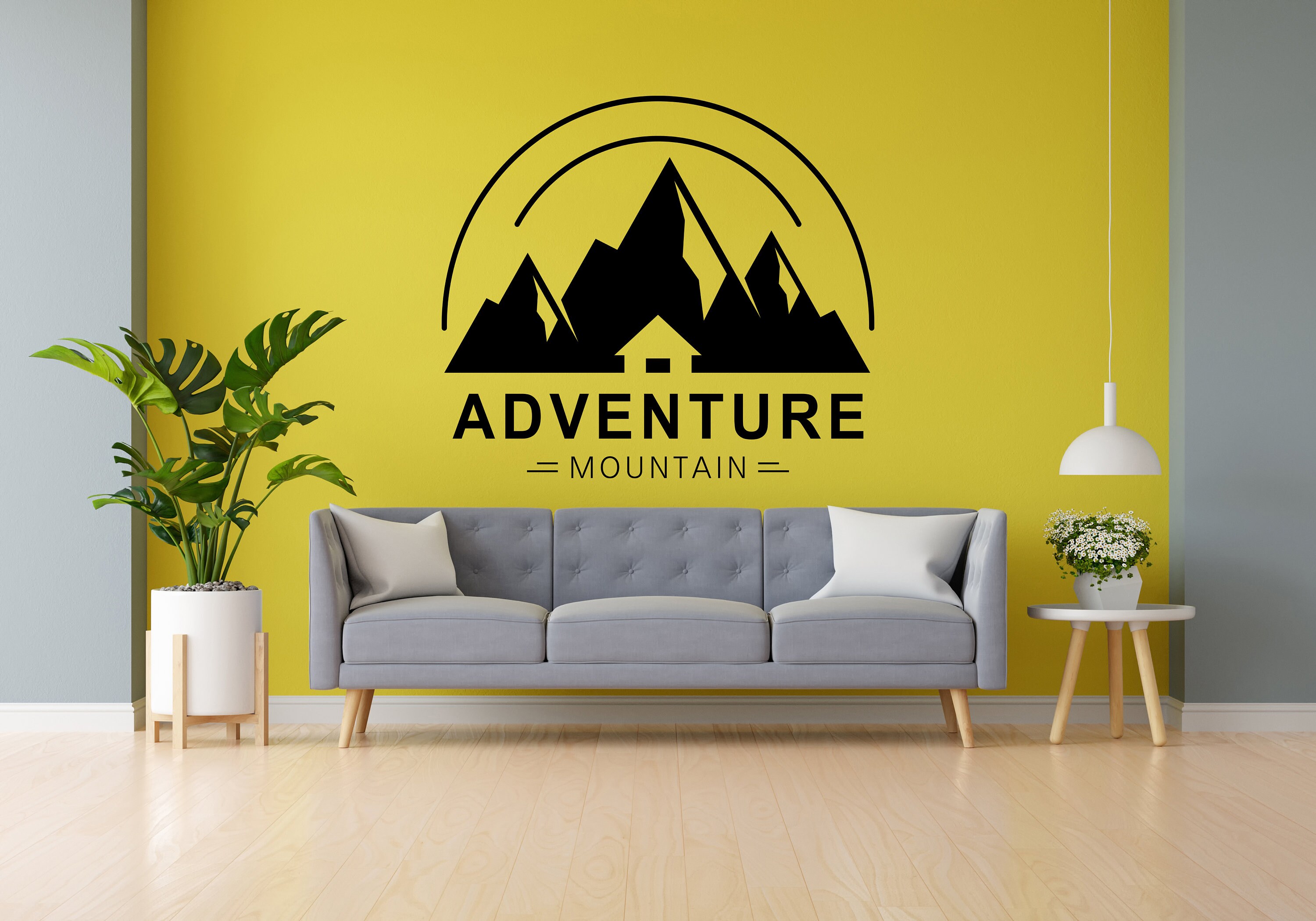Nature Wall Decal Adventure Wall Sticker Travel Wall Decor SS 723 - Etsy