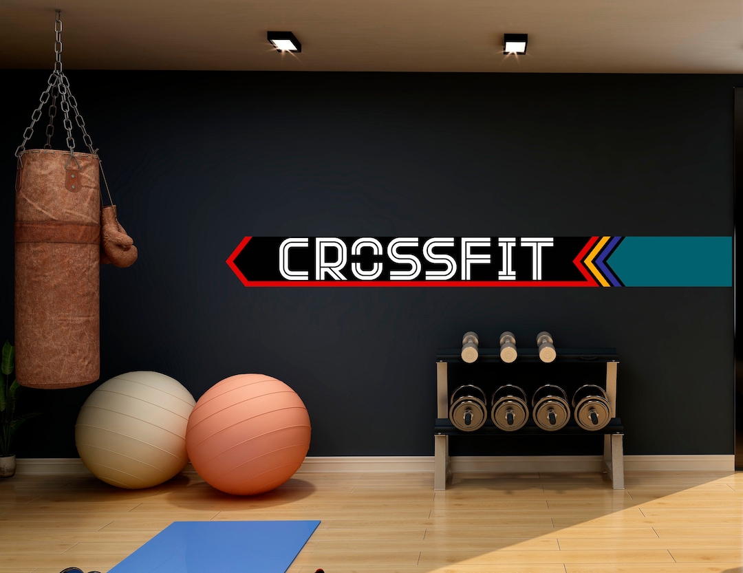 Crossfit Workout Motivation Wall Decal/fitness Wall Decal/crossfit Wall ...