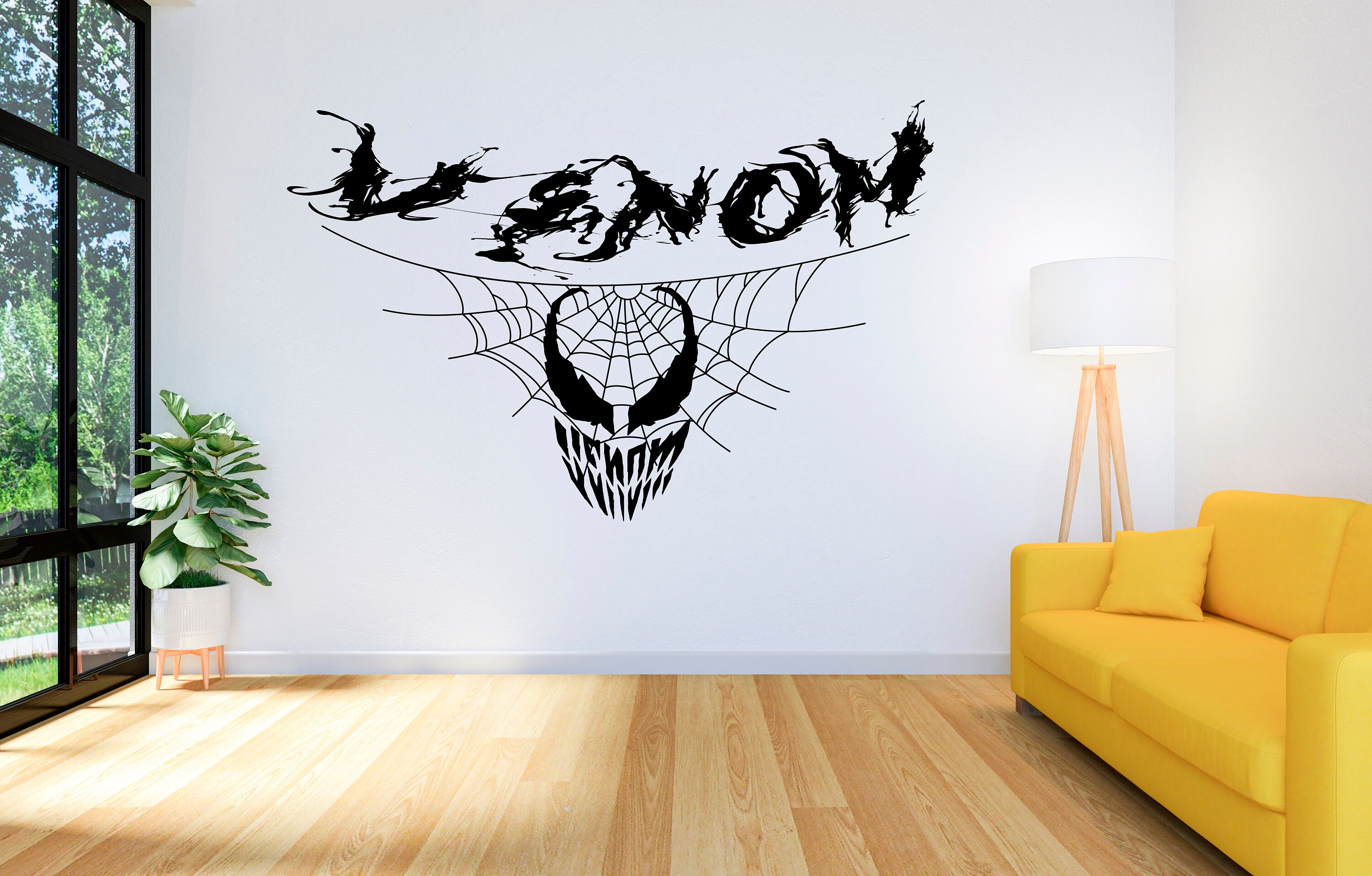 Skull Venom Wall Decal Colored Skull Wall Decor Colored - Etsy
