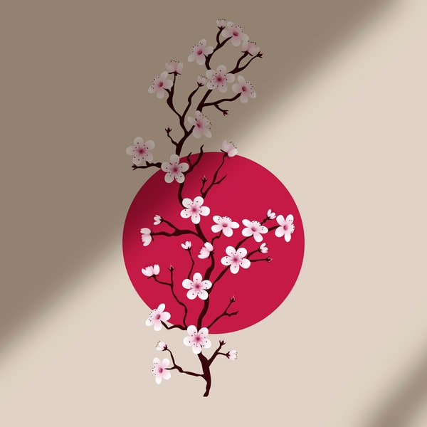 Sakura Decal - Etsy