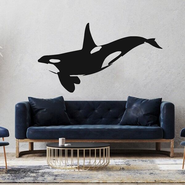 Killer Whale Wall Decal - Etsy