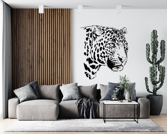 Animals Wall Decal Wild Cats Wall Decal Beasts Wall Decor SS | Etsy