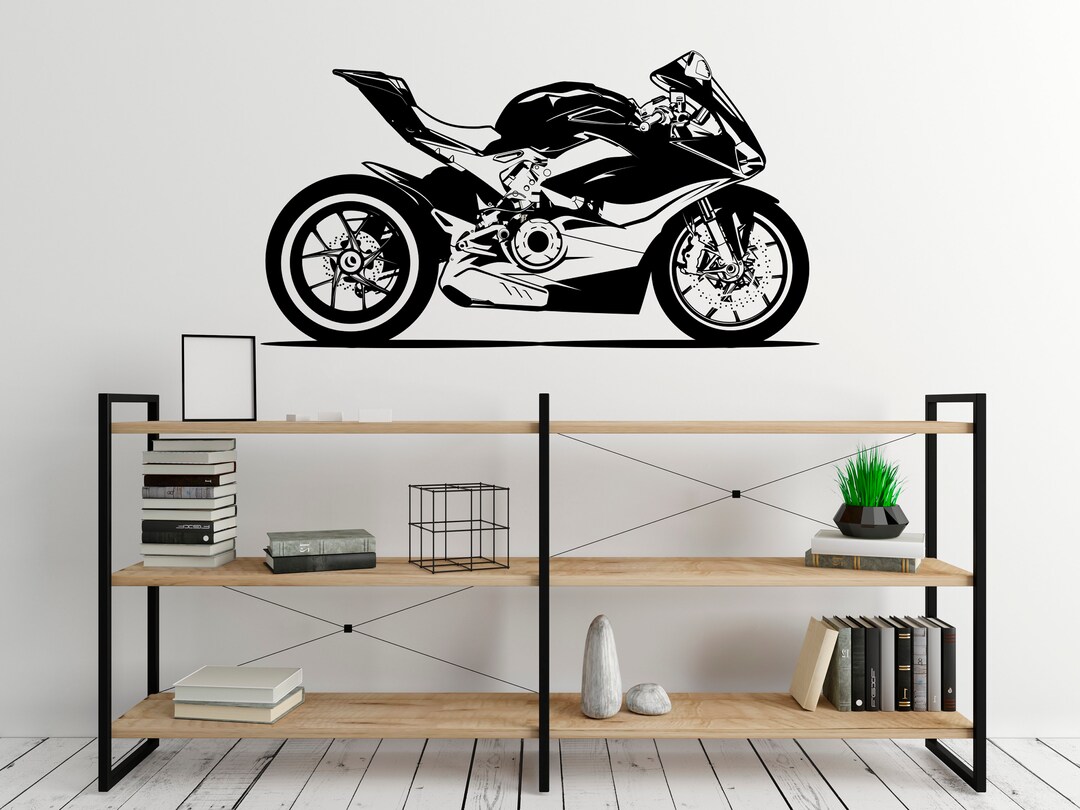 Motorcycle Art, Motorcycle Decor, Motorcycle Wall Art, Motocross Wall ...