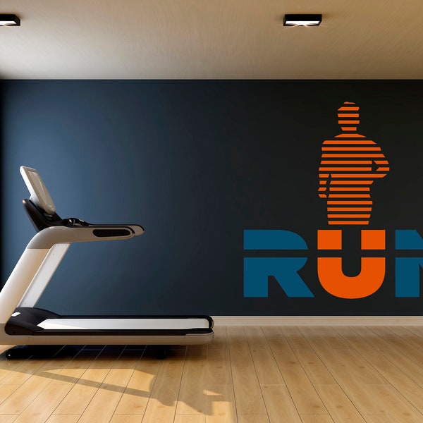 Running Decal - Etsy