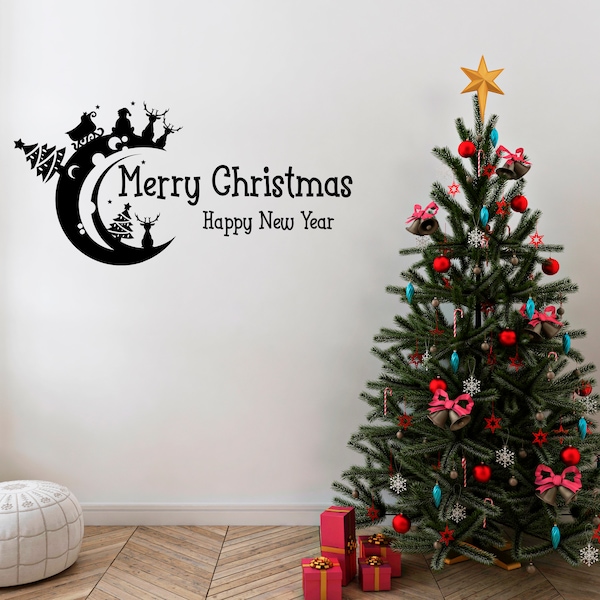 Christmas Wall Decal - Etsy
