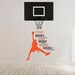 Basketball Lettering Wall Decalcolor Wall Decal Jordan Basketball ...