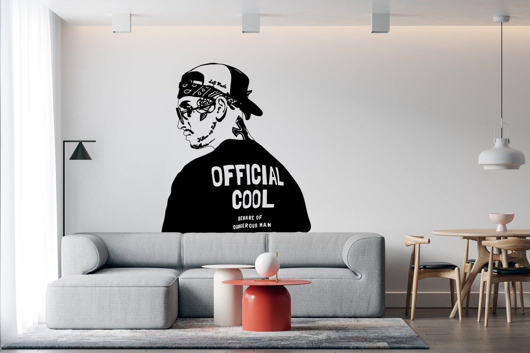 Hipster Bad Guys Wall Decal Bad Guy Hipster Wall Sticker Bad Guy Wall ...