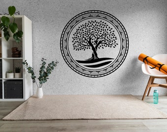 Nature Wood Wall Decal Adventure Wall Sticker Wood Wall Decor | Etsy