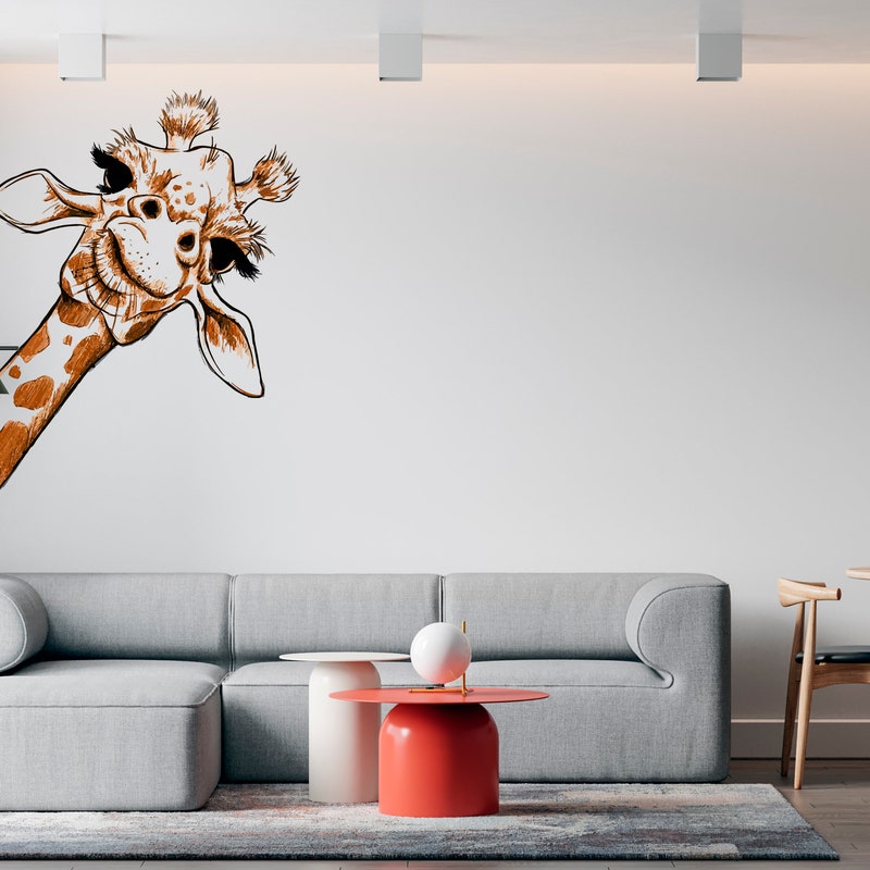 Giraffe Wall Decals - Etsy