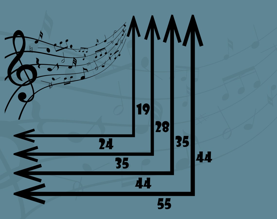 Music Wall Decal Music Notes Wall Sticker Musician Wall Decor - Etsy