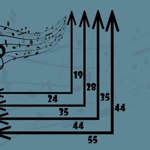 Music Wall Decal Music Notes Wall Sticker Musician Wall Decor SS 602 - Etsy